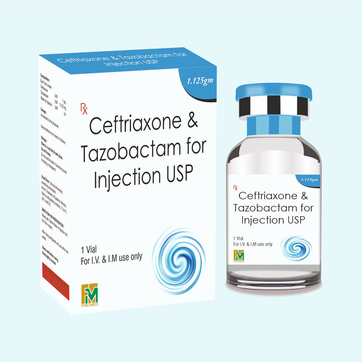 Ceftriaxone 1g and Tazobactam 125mg Injection – Jan Aushadhi Vitran