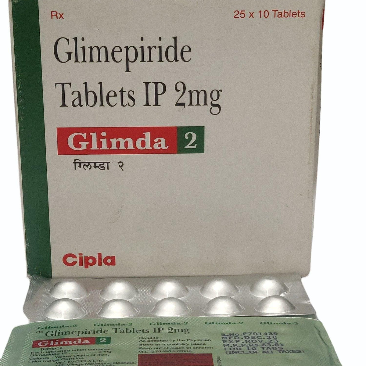Glimepiride Tablets IP 2mg – Jan Aushadhi Vitran