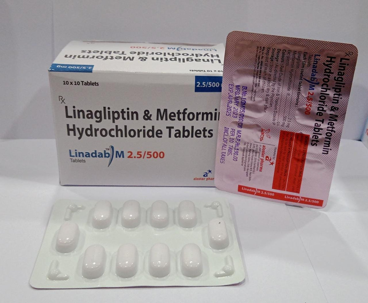 Linagliptin 2.5mg and Metformin 500mg Tablets – Jan Aushadhi Vitran