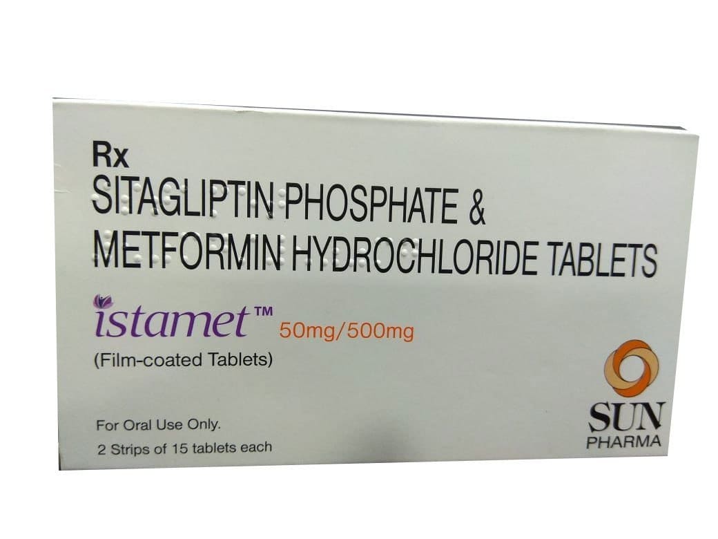 Sitagliptin Phosphate 50mg & Metformin Hydrochloride 500mg Tablets ...