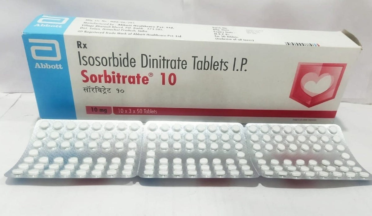 Isosorbide Dinitrate Tablets IP 10mg – Jan Aushadhi Vitran